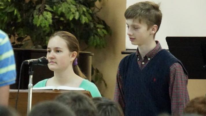 Eighth Grade Chapel - Grace Christian School